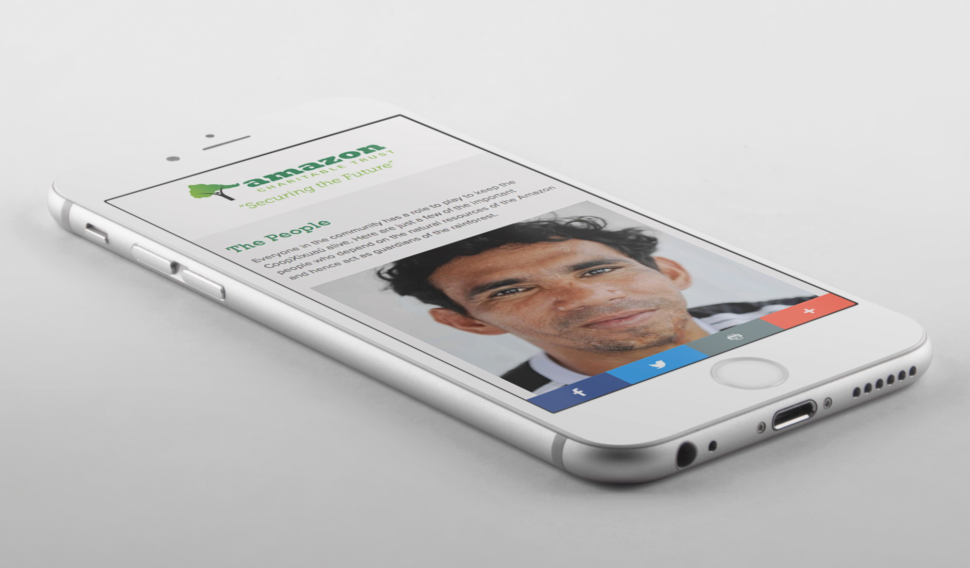 Website design and development for the Amazon Charitable Trust new website